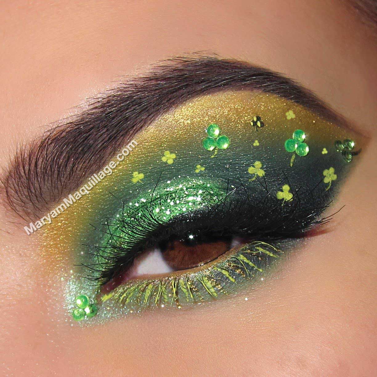 St Patricks Day Makeup Looks Patricks Day Eye Makeup Ideas