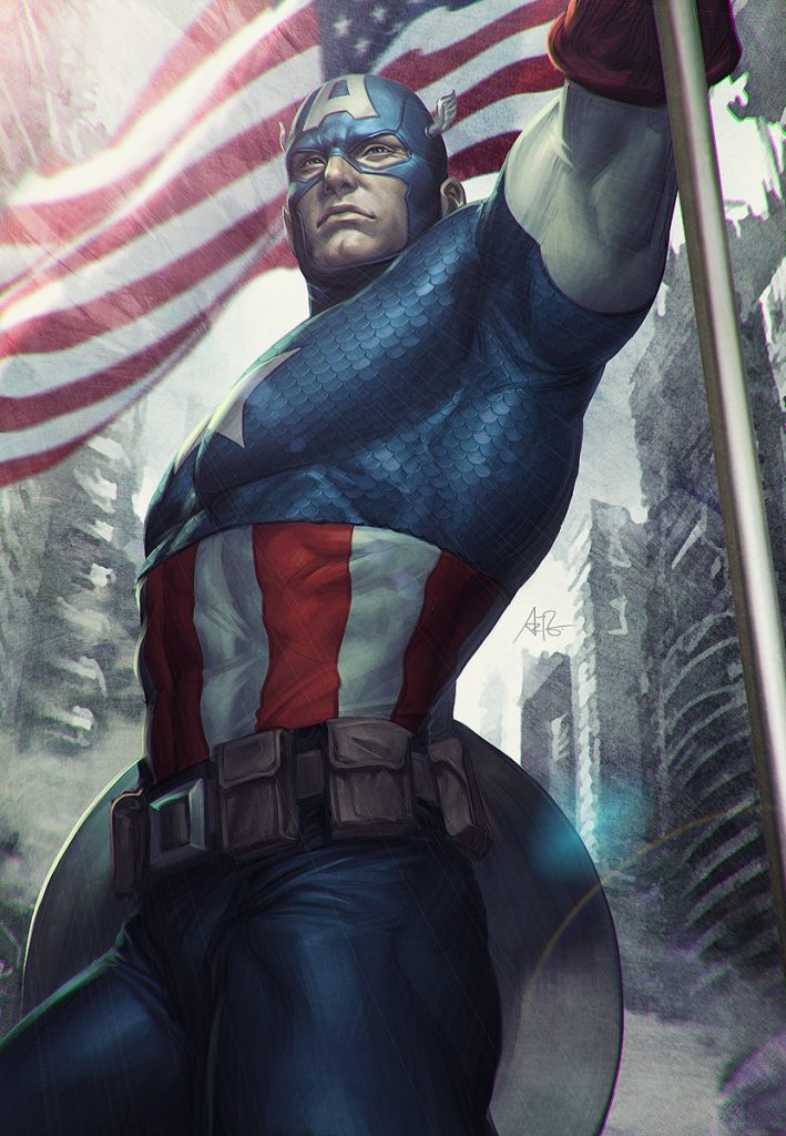 Superhero Illustration. Comic Superheroes Illustrations by Artgerm