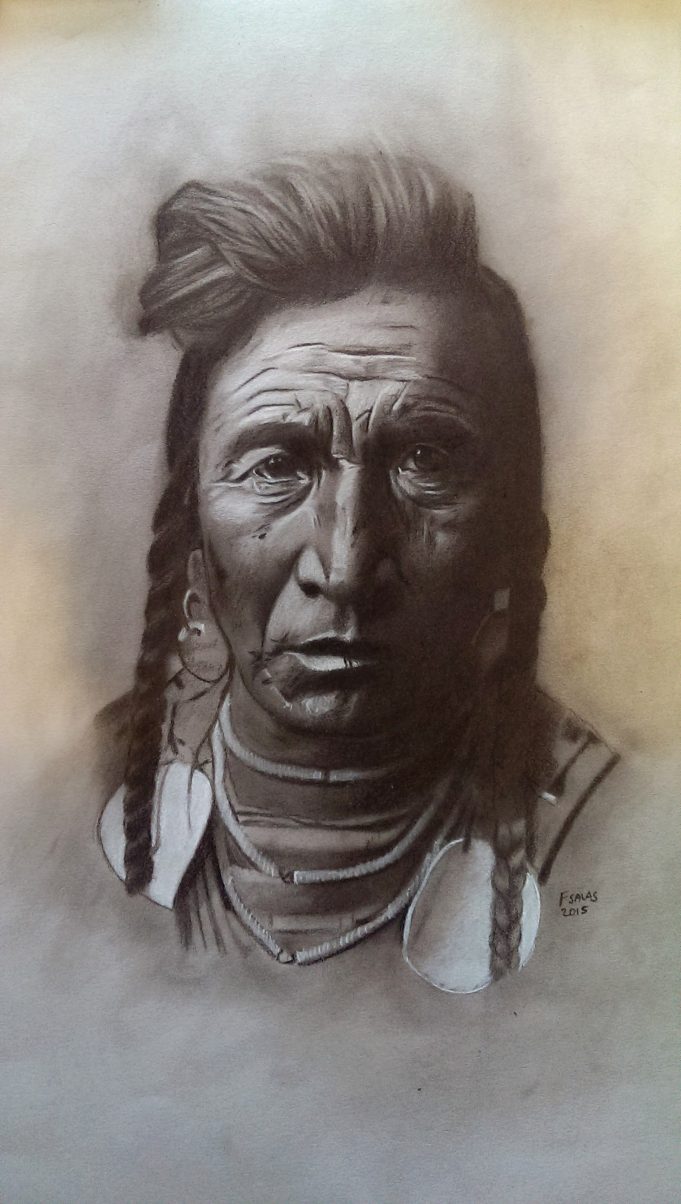 Portraits of People in Traditional Drawing Techniques