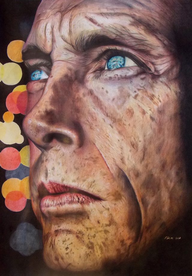 Portraits of People in Traditional Drawing Techniques