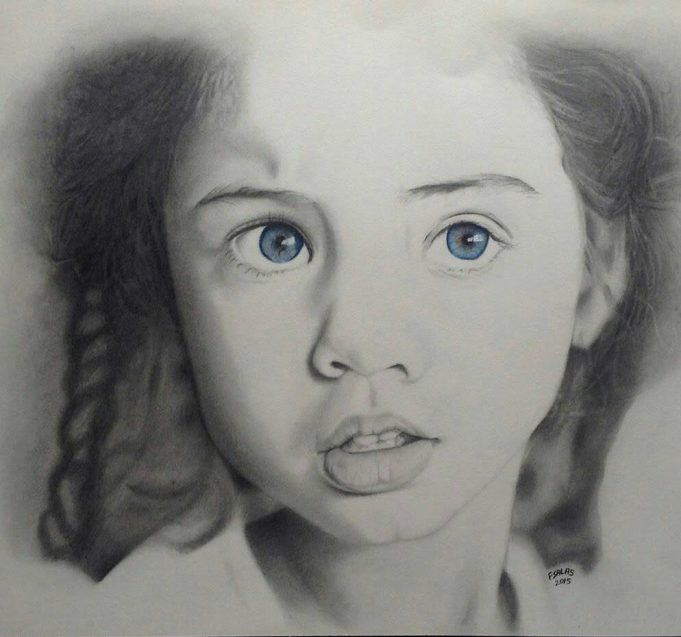 Portraits of People in Traditional Drawing Techniques