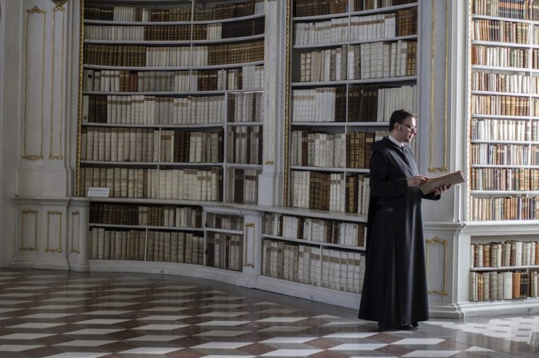A Stunning Photo shoot in the World's Largest Monastery Library in Austria