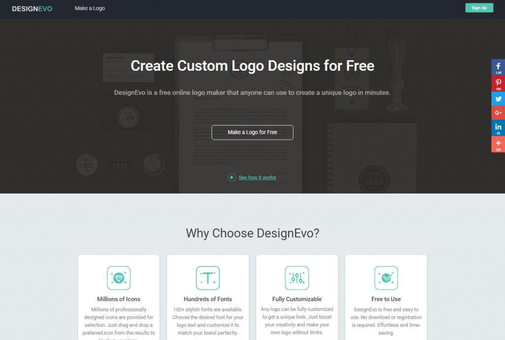 DesignEvo - Free Online Logo Generator.