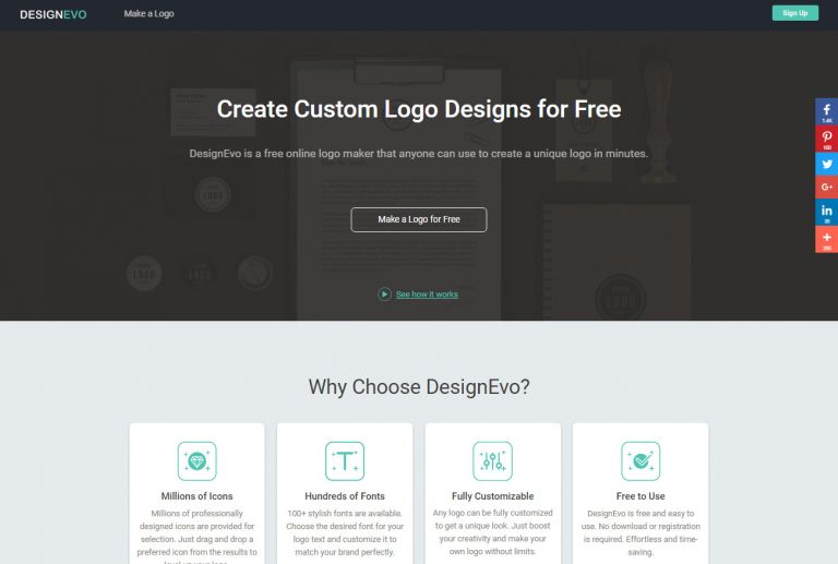 DesignEvo - Free Online Logo Generator.