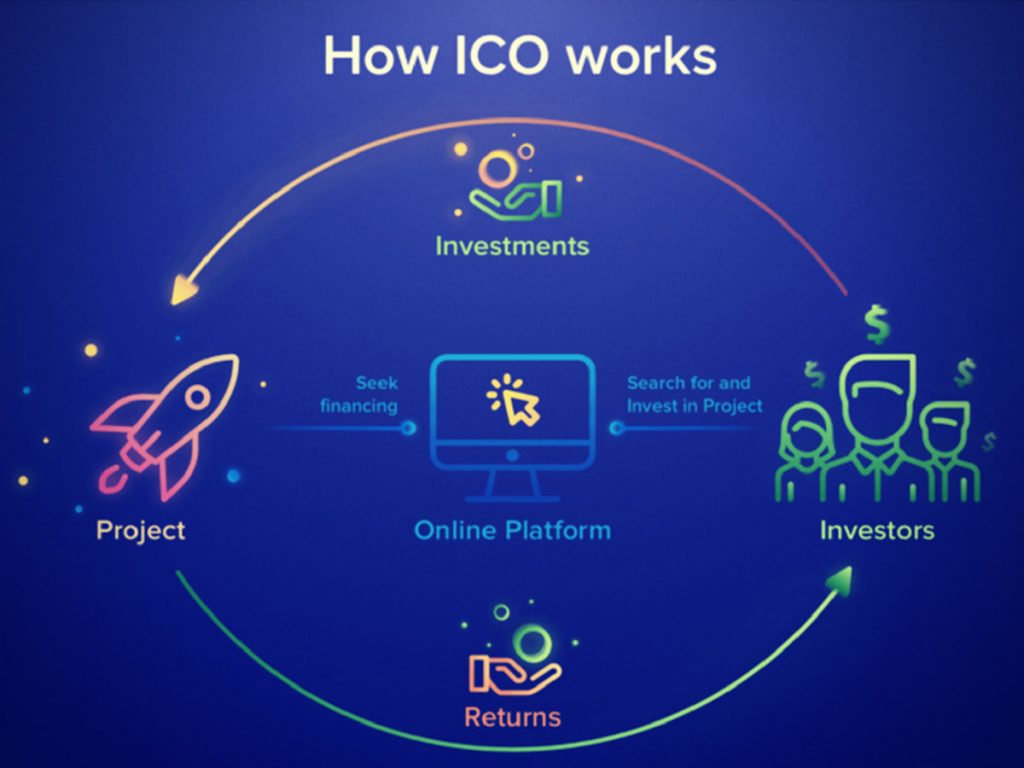 What Is ICO and How It Works - an abbreviation of an initial coin offering